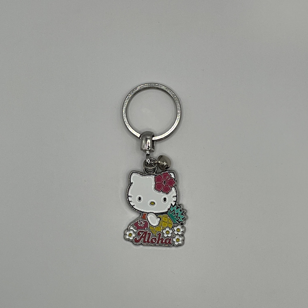 Hello Kitty Hawaii Keychain - Etsy