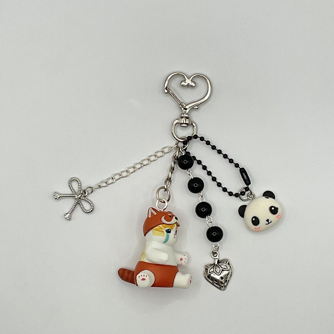 Red Panda Mofusand Keychain - Etsy