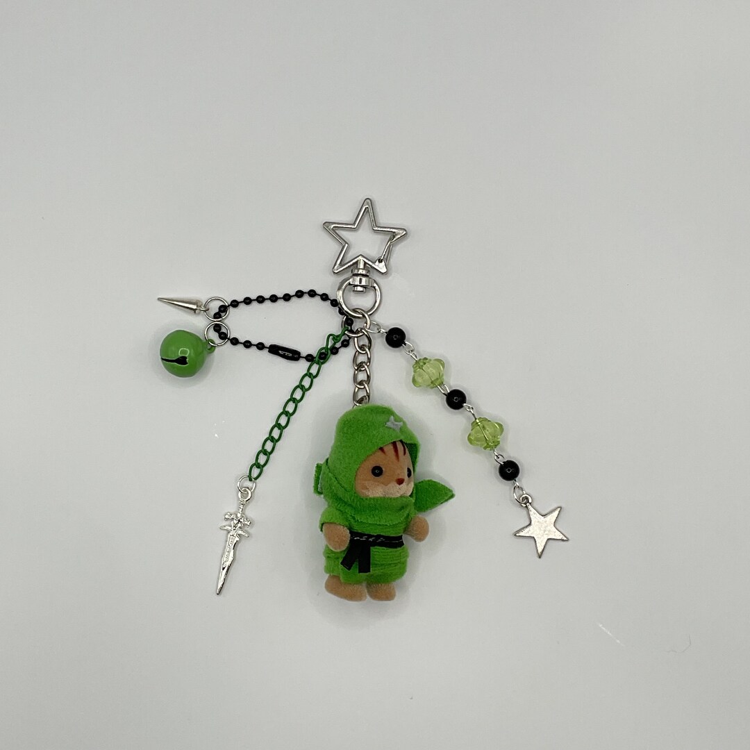 Ninja Chipmunk Calico Critter Keychain - Etsy