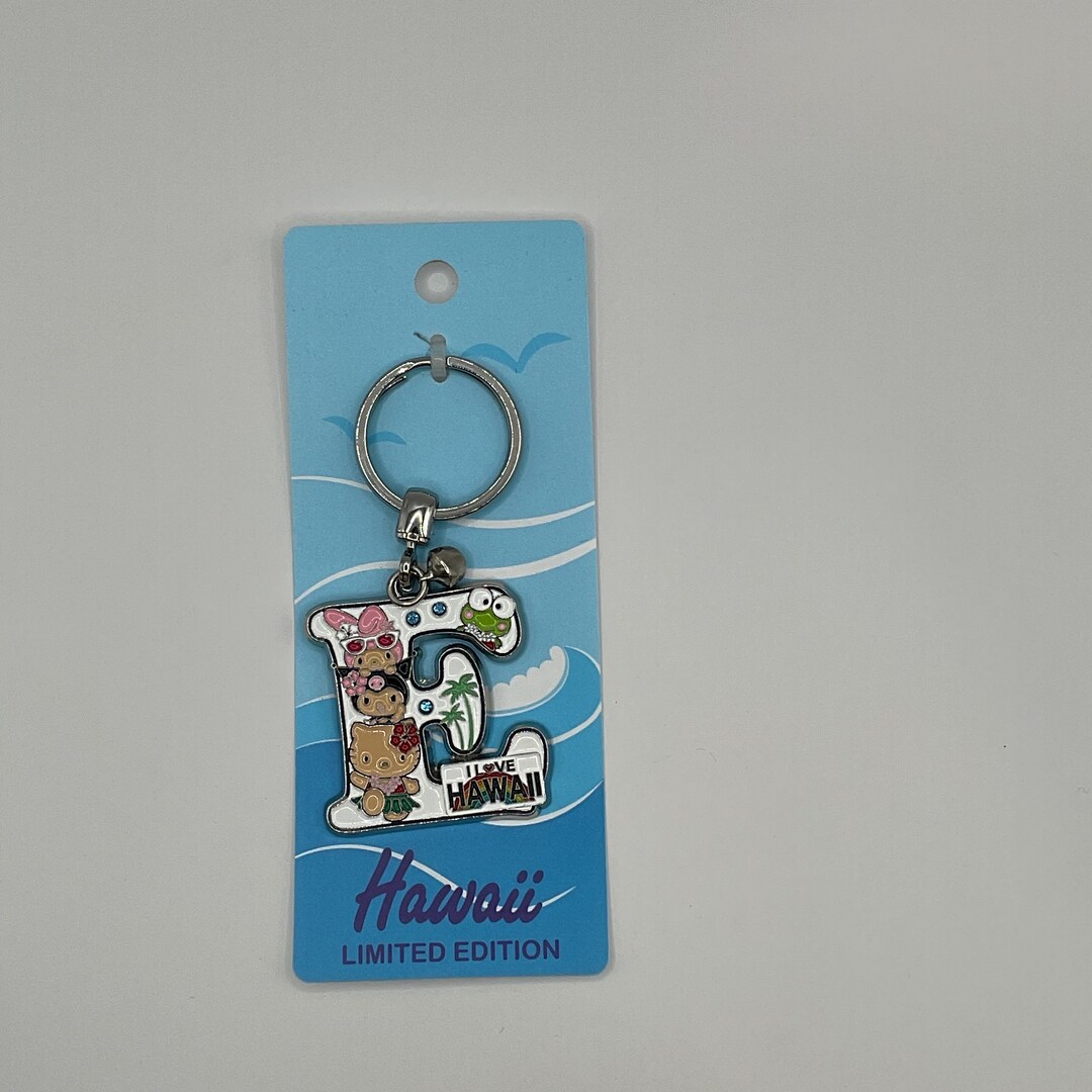 Hello Kitty Hawaii Keychain - Etsy