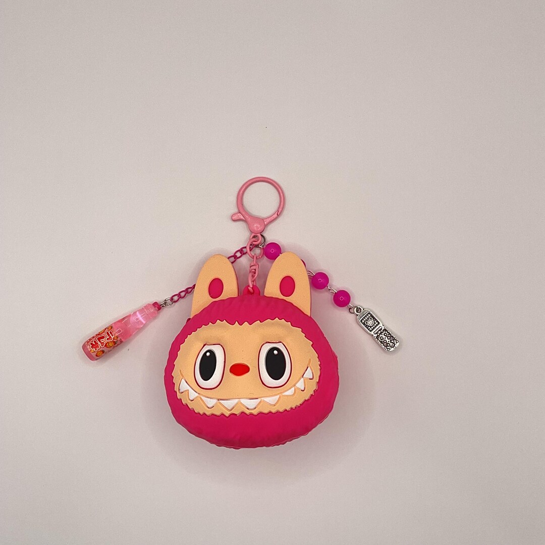 Labubu Handmade Keychain and Coin Purse - Etsy