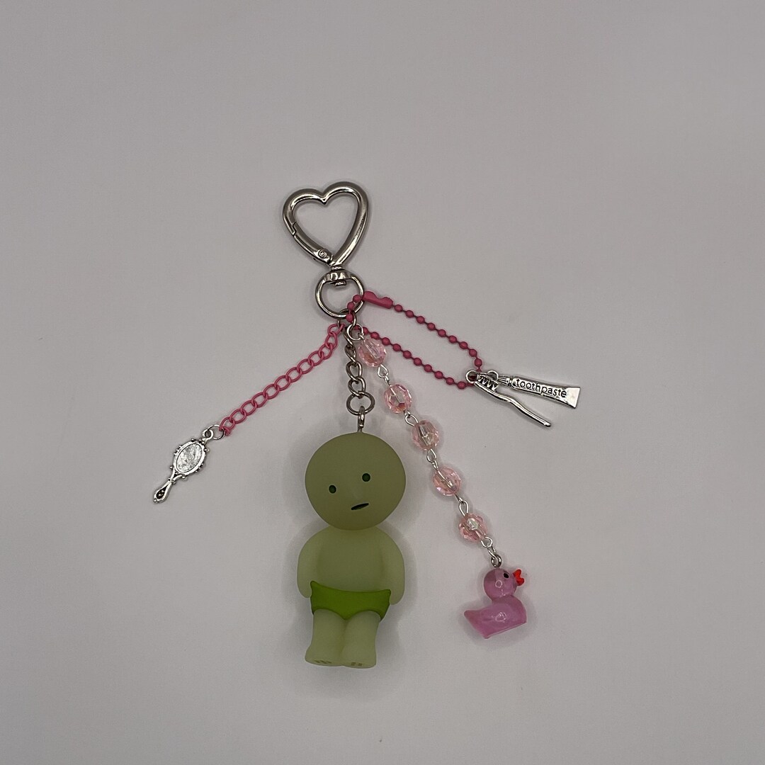 Smiski Keychain - Etsy