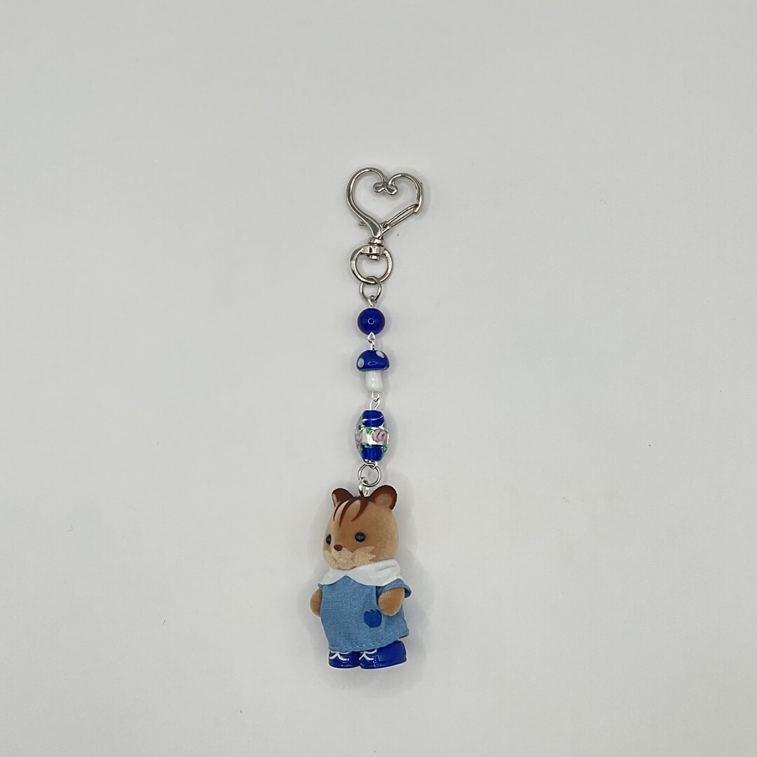 Schoolgirl Chipmunk Critter Keychain - Etsy