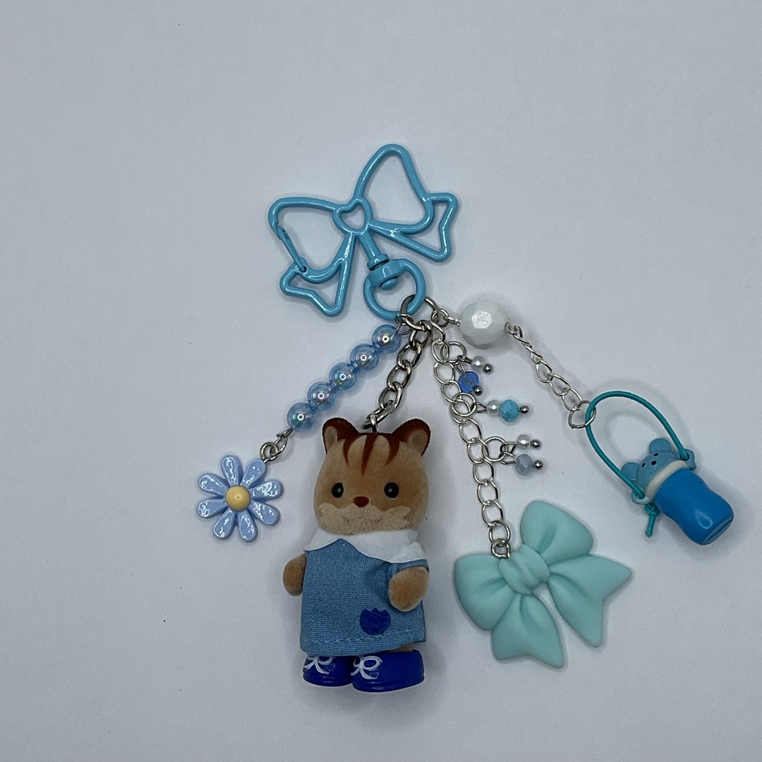 School Girl Chipmunk Calico Critter Keychain - Etsy