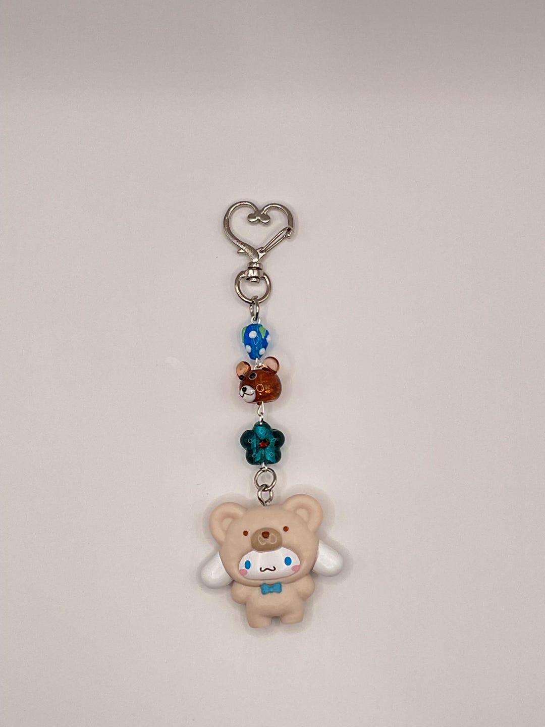 Cinnamoroll Teddy Bear Handmade Keychain - Etsy