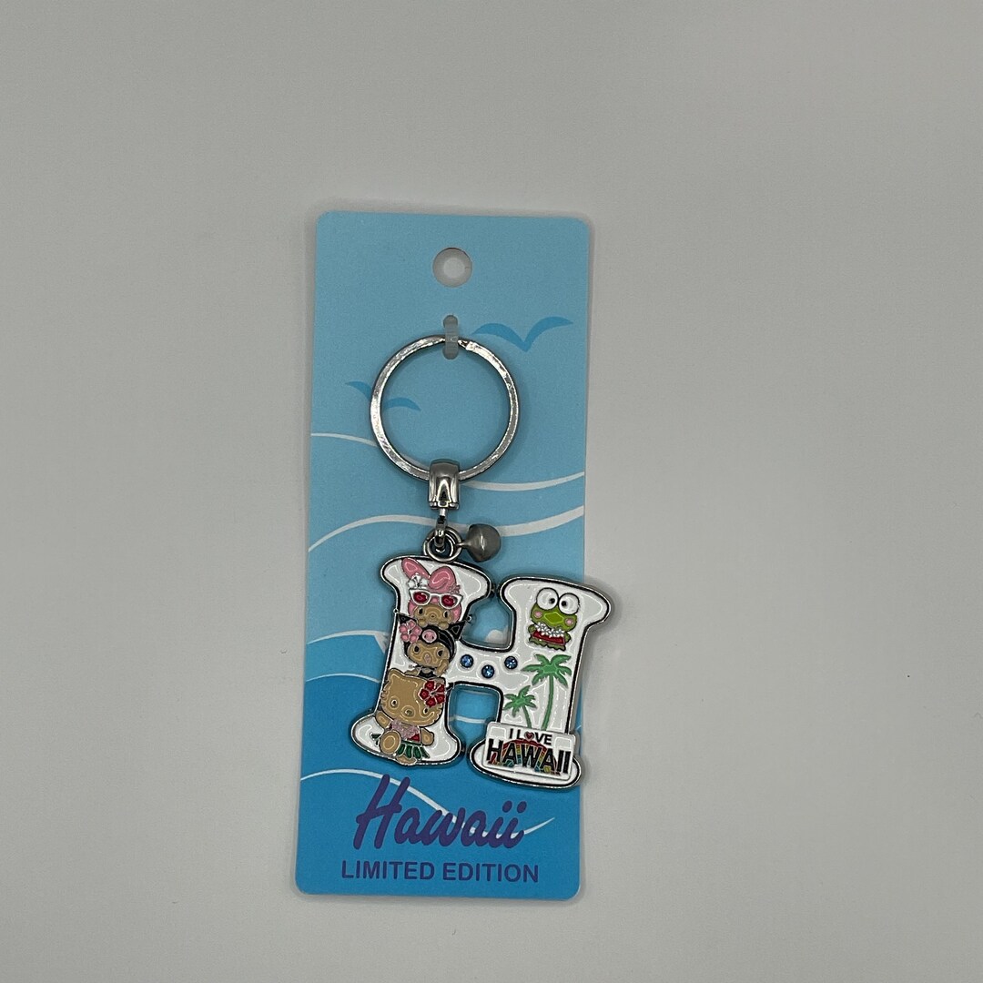 Hello Kitty Hawaii Keychain - Etsy