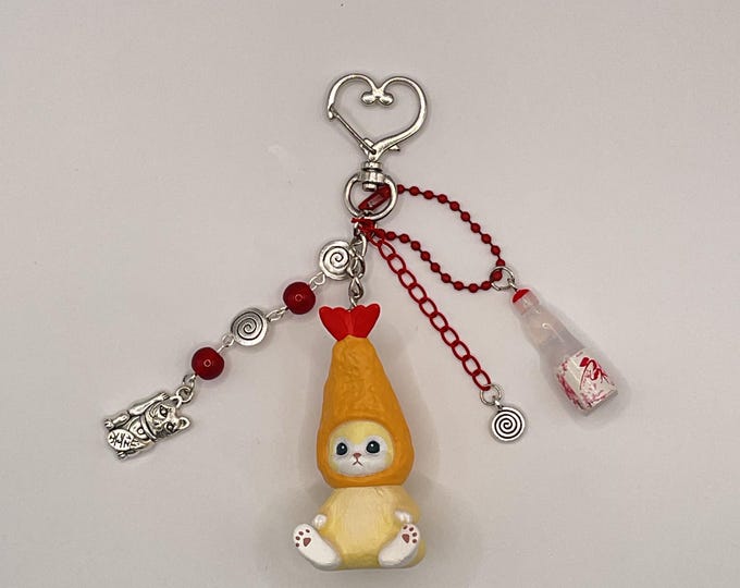 Shrimp Mofusand Keychain - Etsy