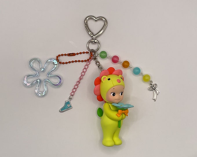 Flower Gift Sonny Angel Keychain - Etsy