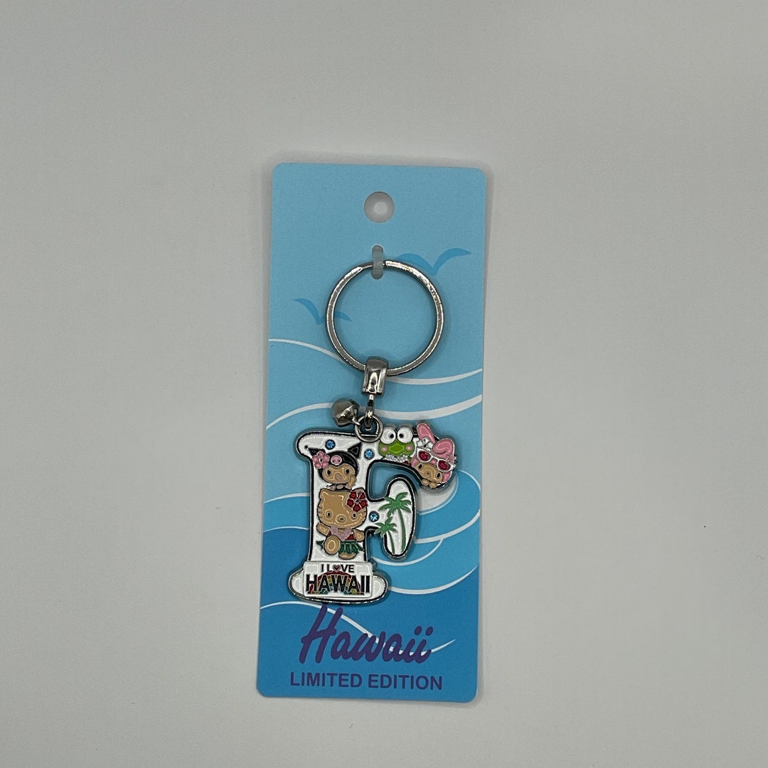 Hello Kitty Hawaii Keychain - Etsy