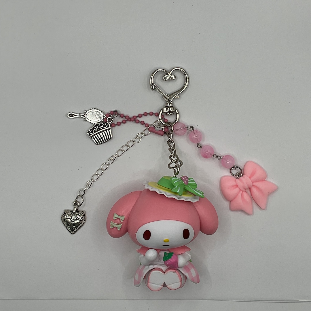 My Melody Handmade Keychain - Etsy