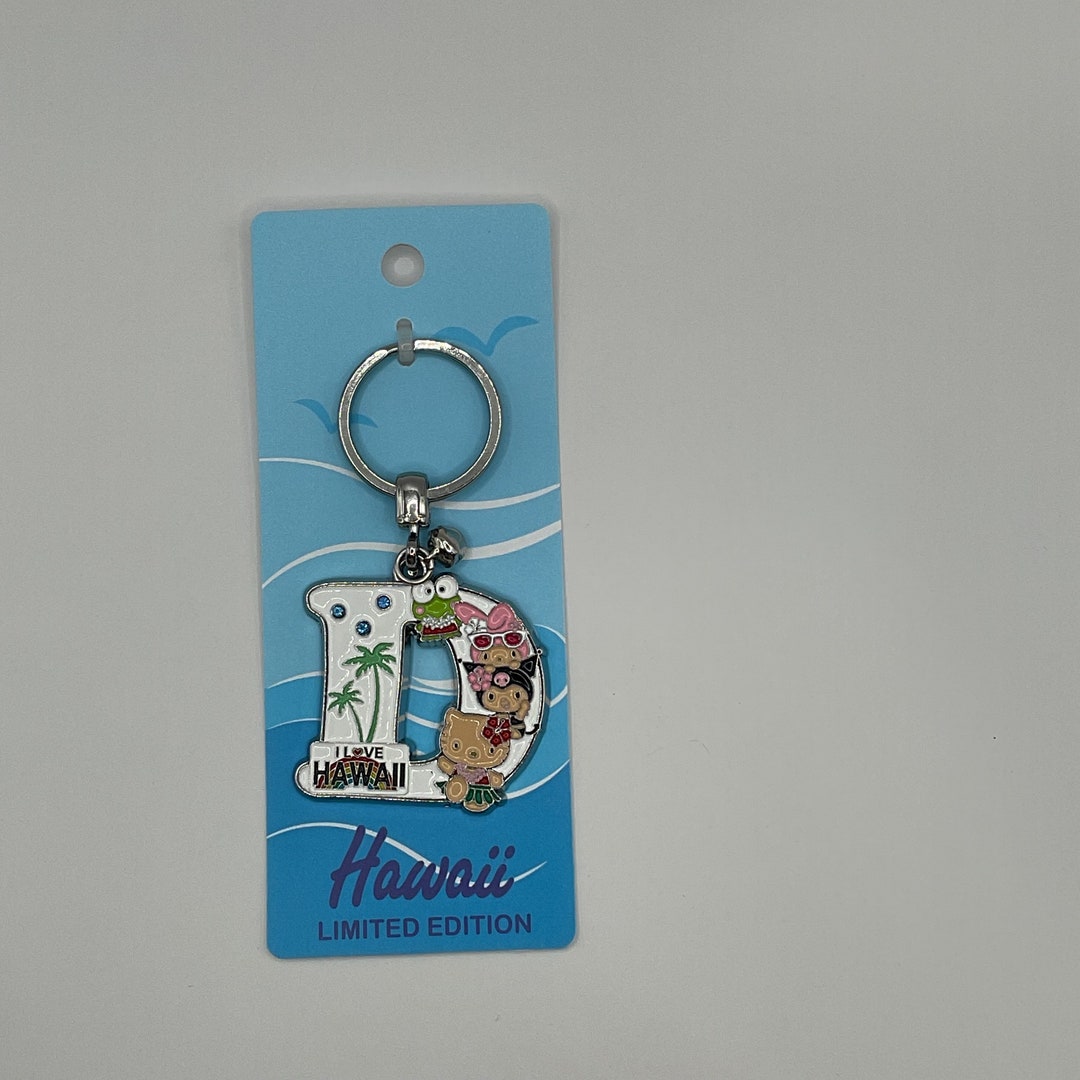 Hello Kitty Hawaii Keychain - Etsy