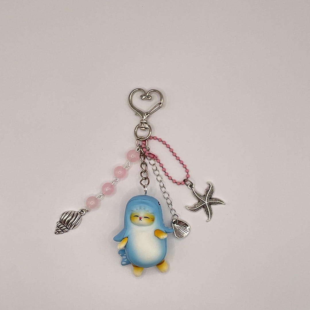Whale Shark Mofusand Keychain - Etsy