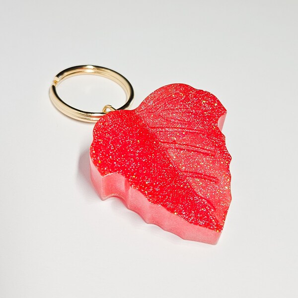 Leaf Keychain - Etsy