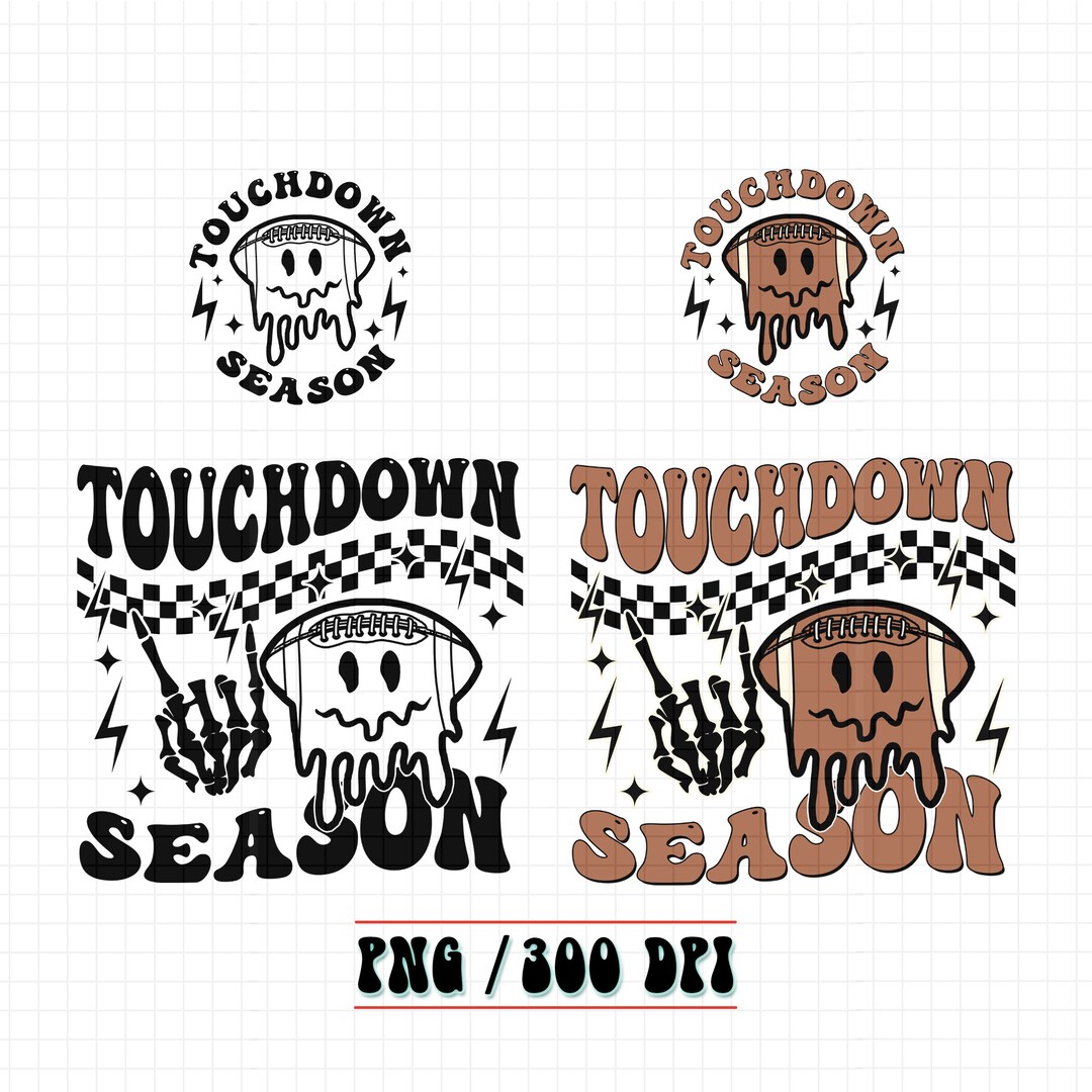 Touchdown Png Touchdown Season Png Distressed Football Png - Etsy