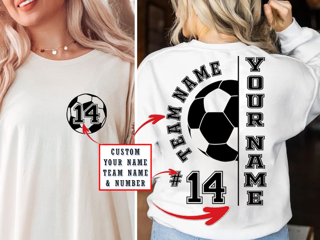 Custom Soccer Team Name PNG, Soccer Team Logo Design, Soccer Ball ...