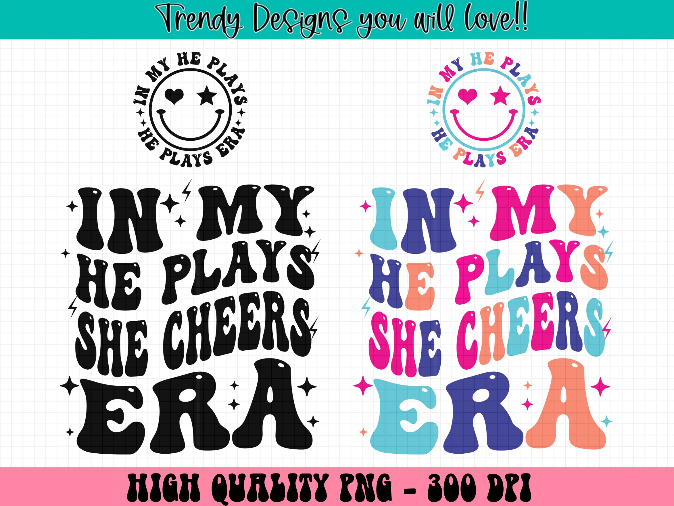 In My He Plays She Cheers Era Png Cheer Mom Png Cheer Png - Etsy