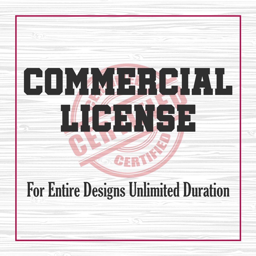 Commercial License for Entire Design Collection of My Shop, Including ...