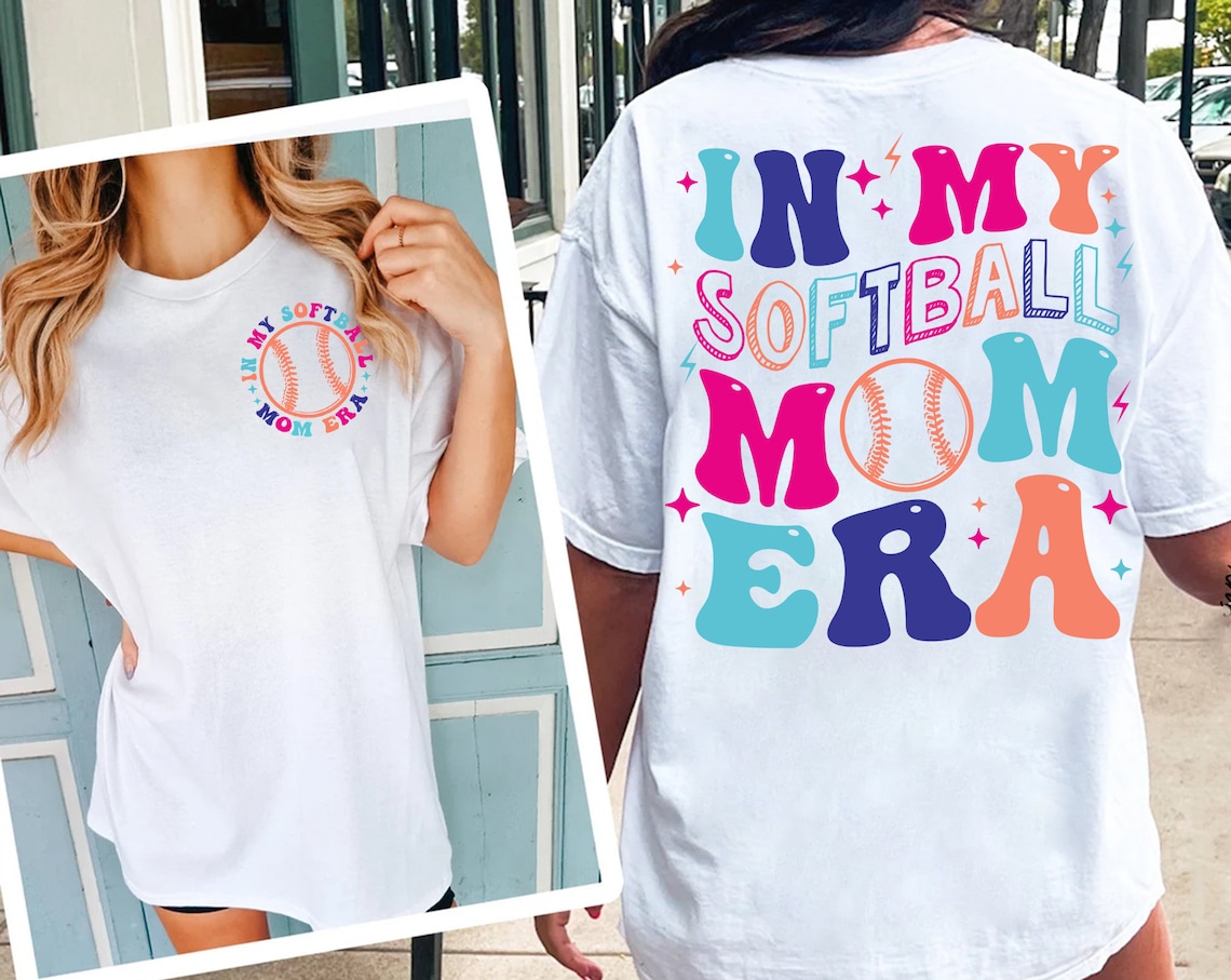 In My Softball Mom Era PNG Softball Mom Png Softball Png - Etsy