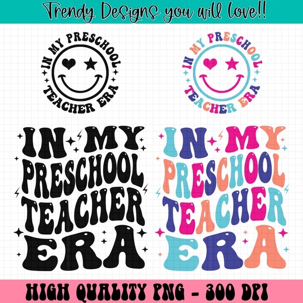 Preschool Teacher Svg - Etsy