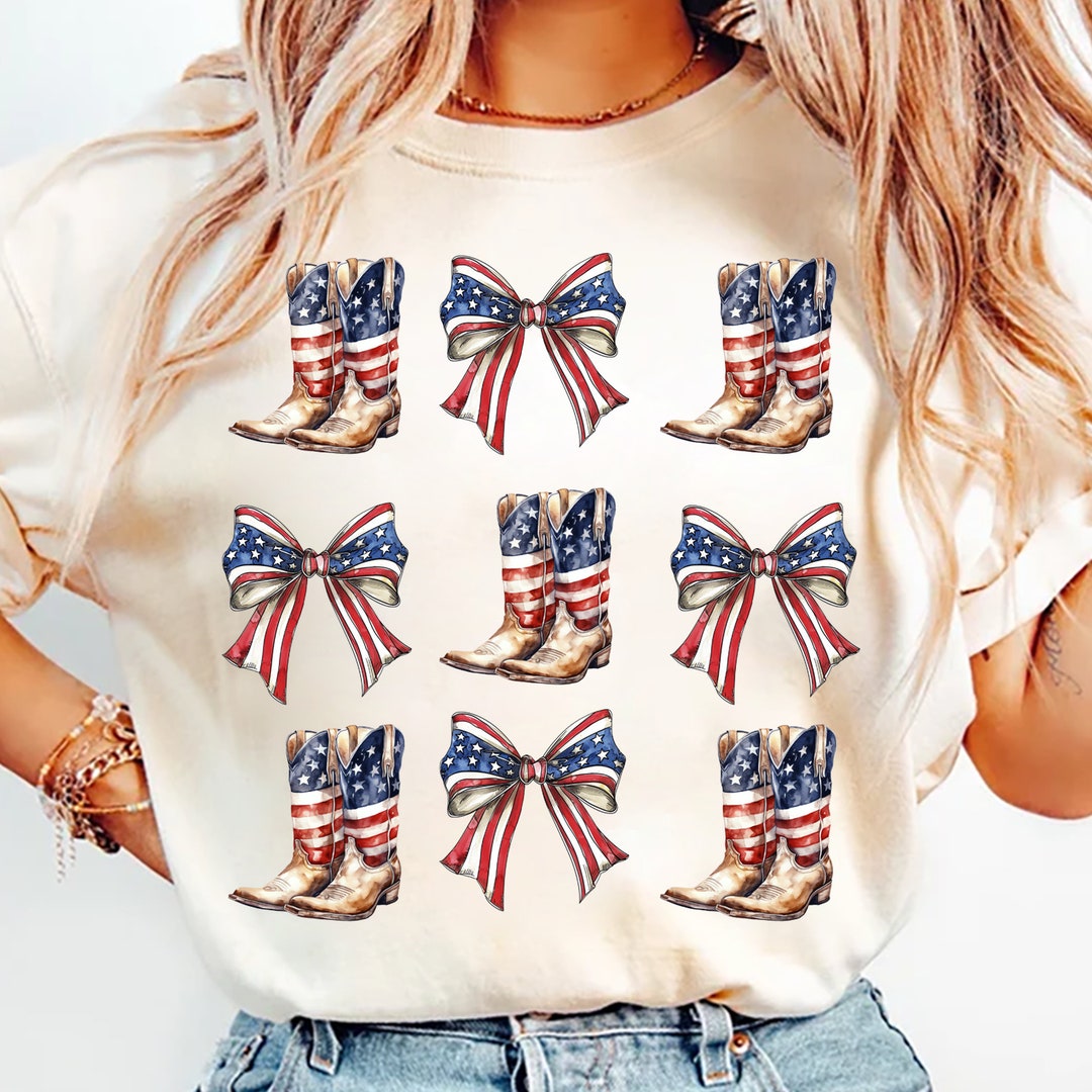 Coquette Cowgirl 4th of July Png, America PNG, 4th of July Png ...