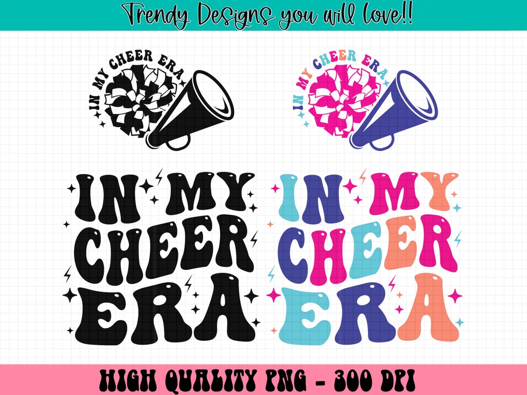 In My Cheer Era Png, in My Cheerleader Era, Cheerleader Png ...