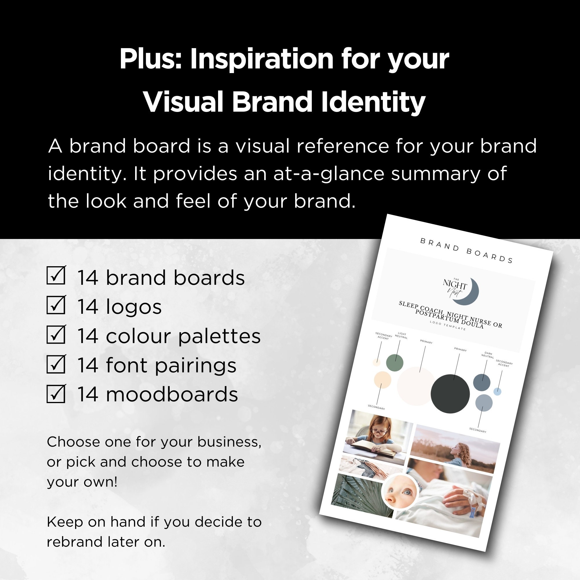 Branding Bundle, Brand Identity Workbook, Branding Kit, Brand Board ...