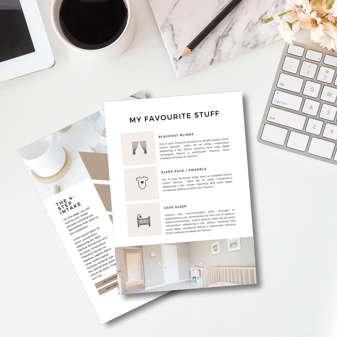 Client Welcome Packet Template Sleep Consultant Welcome Packet New ...