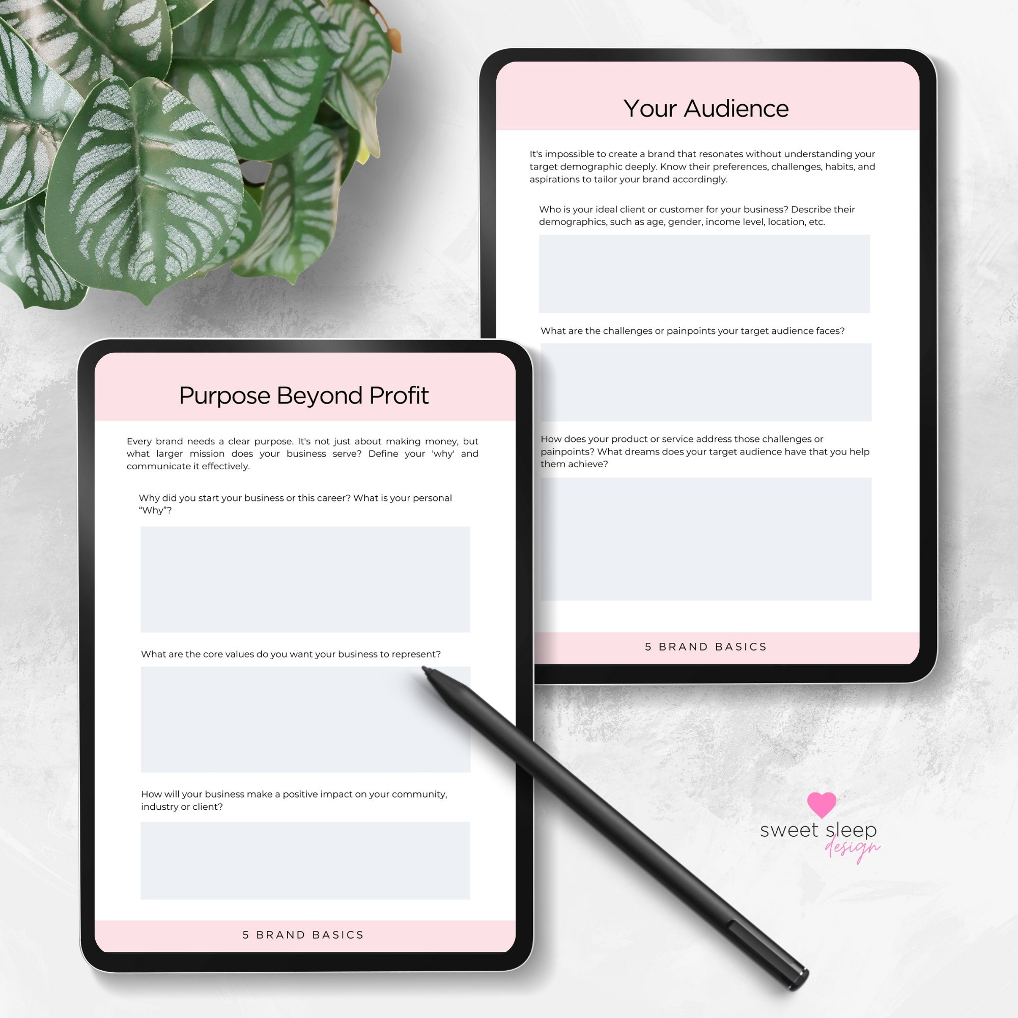 Branding Workbook, Brand Style Guide Canva, Brand Identity Kit ...