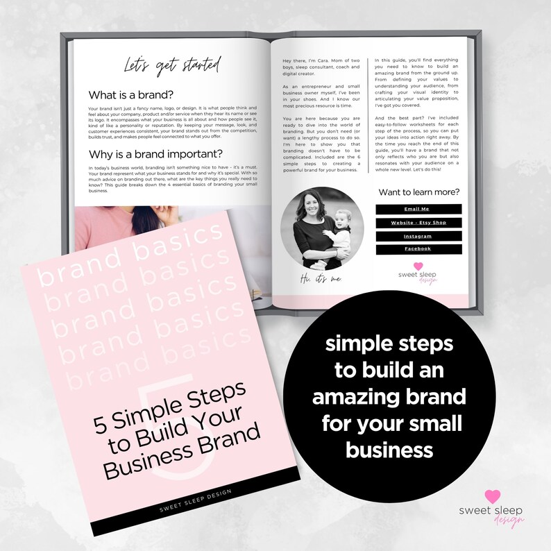 Branding Workbook, Brand Style Guide Canva, Brand Identity Kit ...