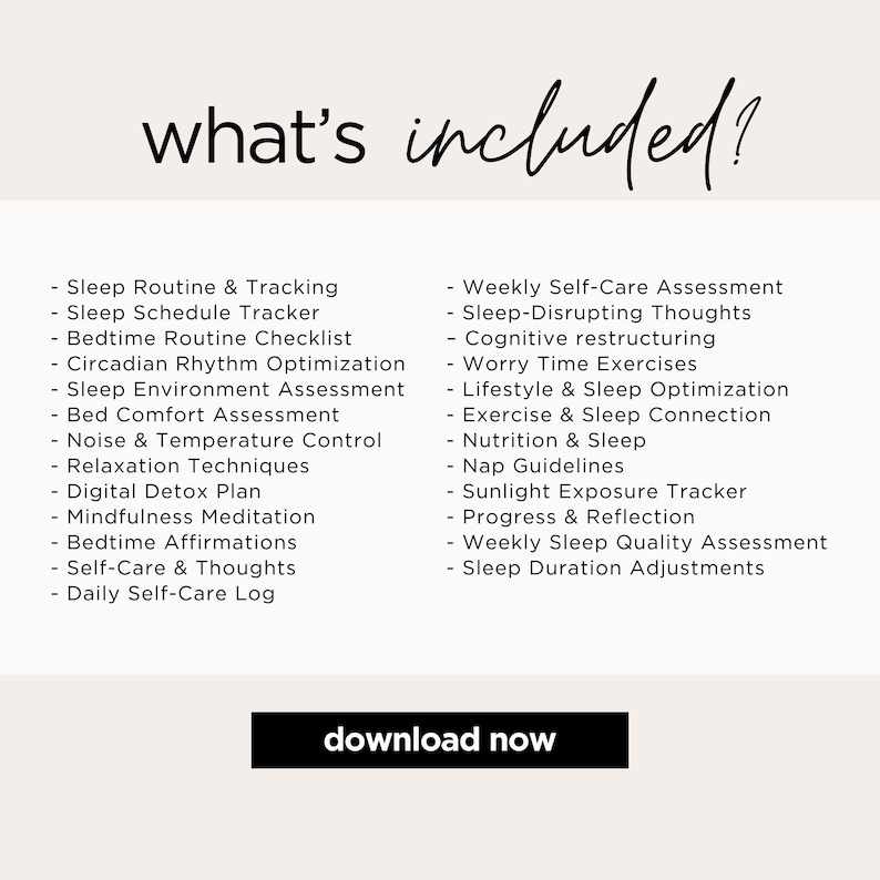 Sleep Hygiene Worksheets: Self-care Journal, Habits Tracker (editable ...