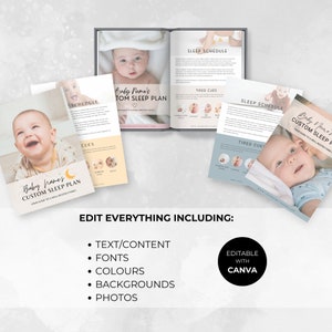 Client Sleep Plan Template, Baby Sleep Plan for Sleep Consultants, Baby ...