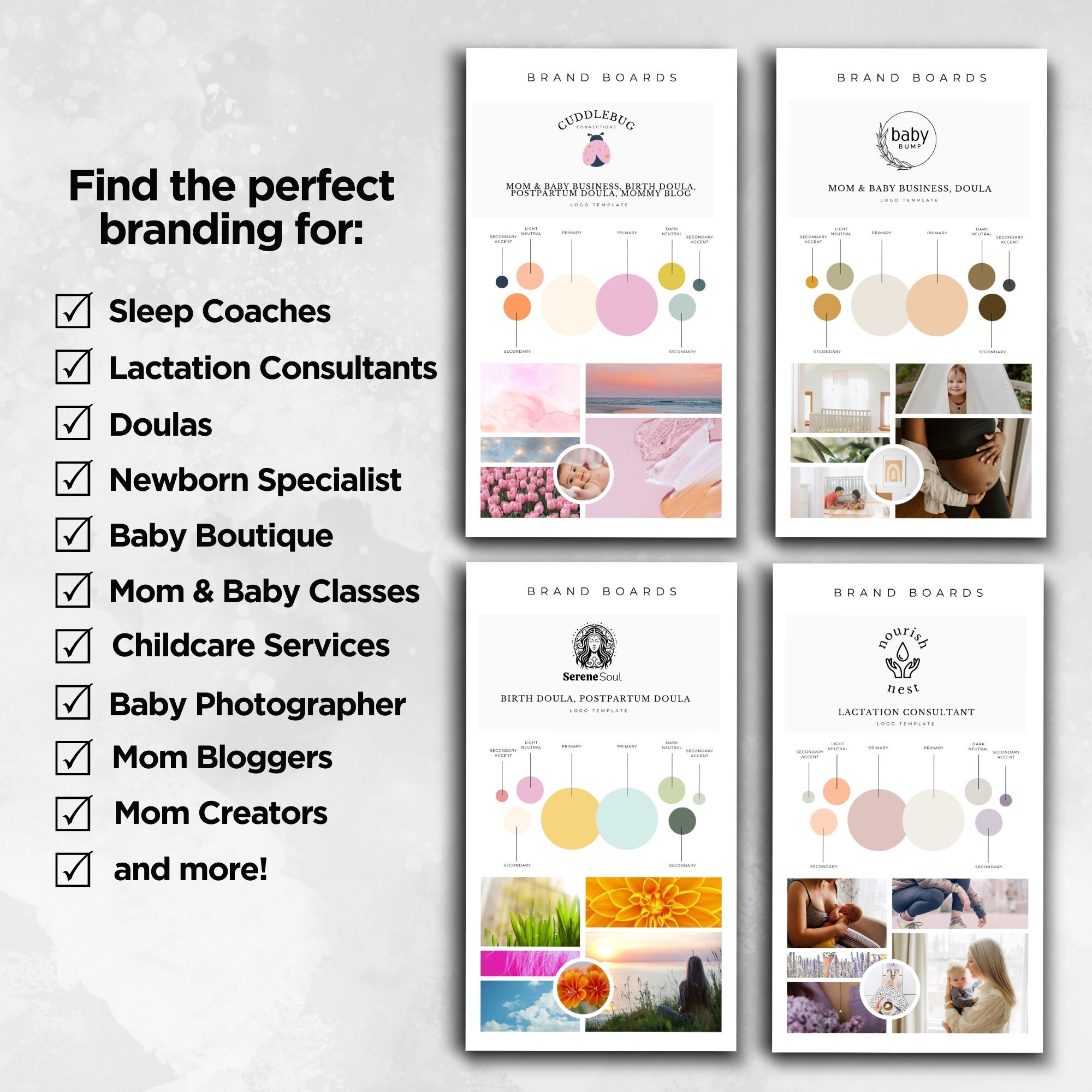 Branding Bundle, Brand Identity Workbook, Branding Kit, Brand Board ...