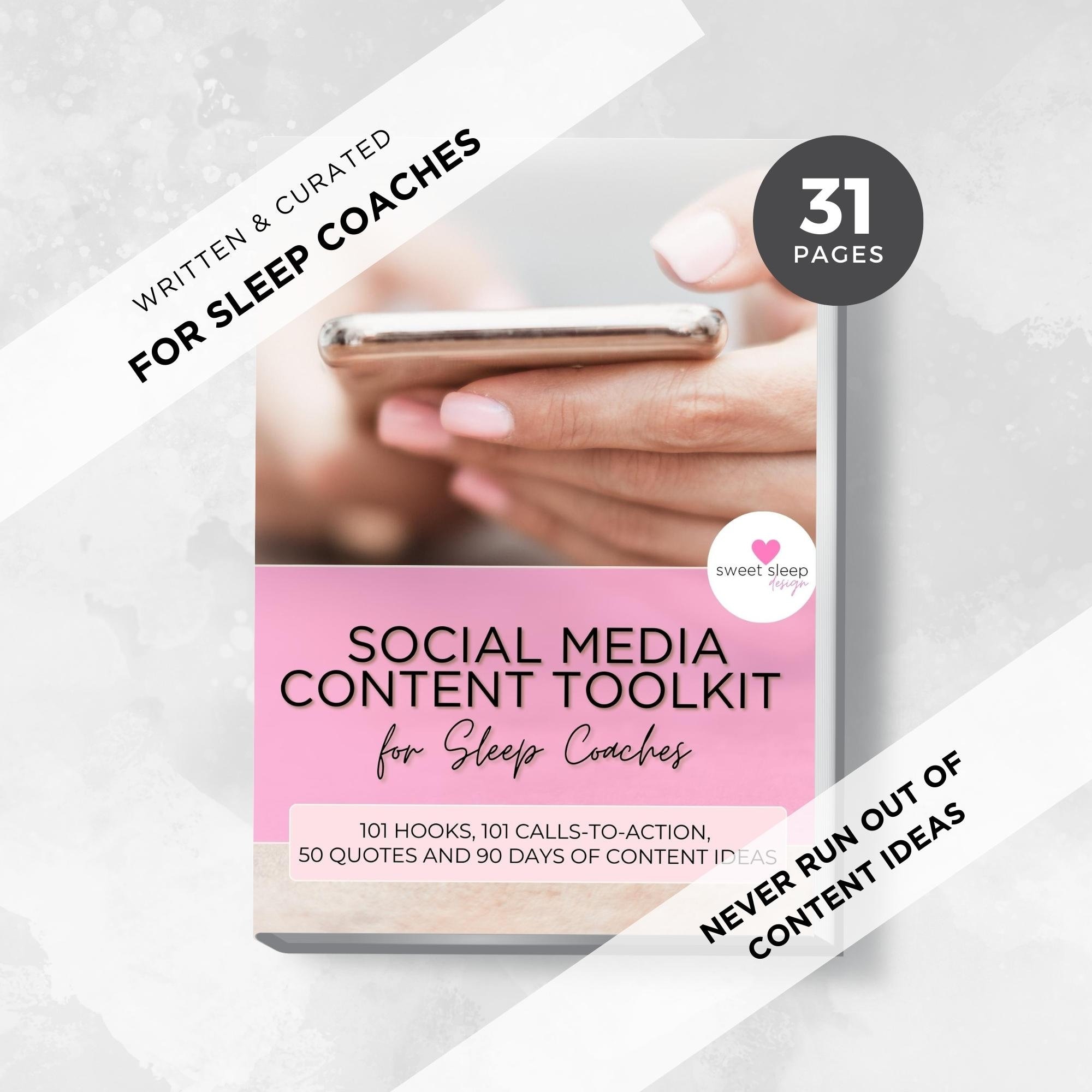Social Media Content Toolkit 90 Day Content Plan 101 Hooks - Etsy