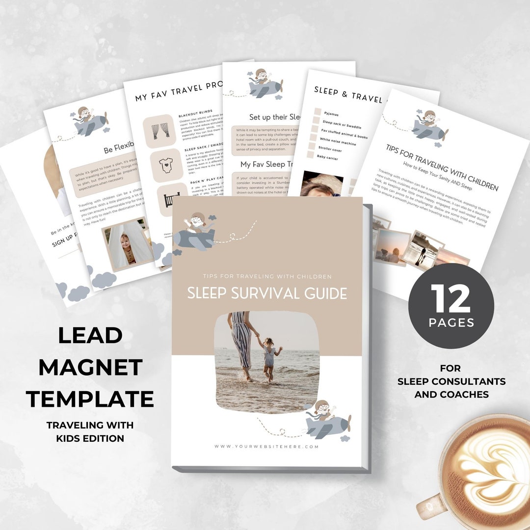 Lead Magnet Templates Freebie Template Sleep Consultant Ebook Template ...
