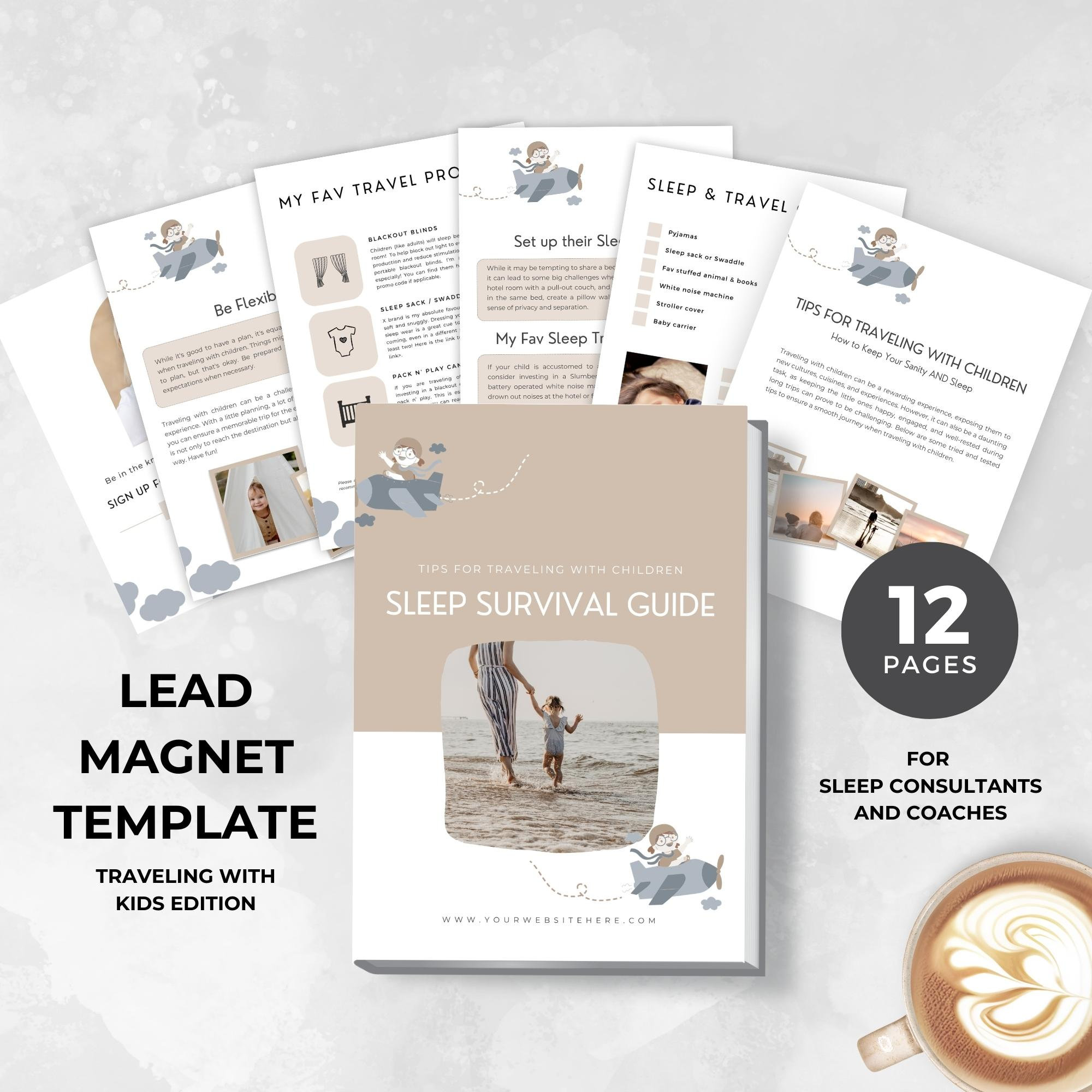 Lead Magnet Templates Freebie Template Sleep Consultant Ebook Template ...