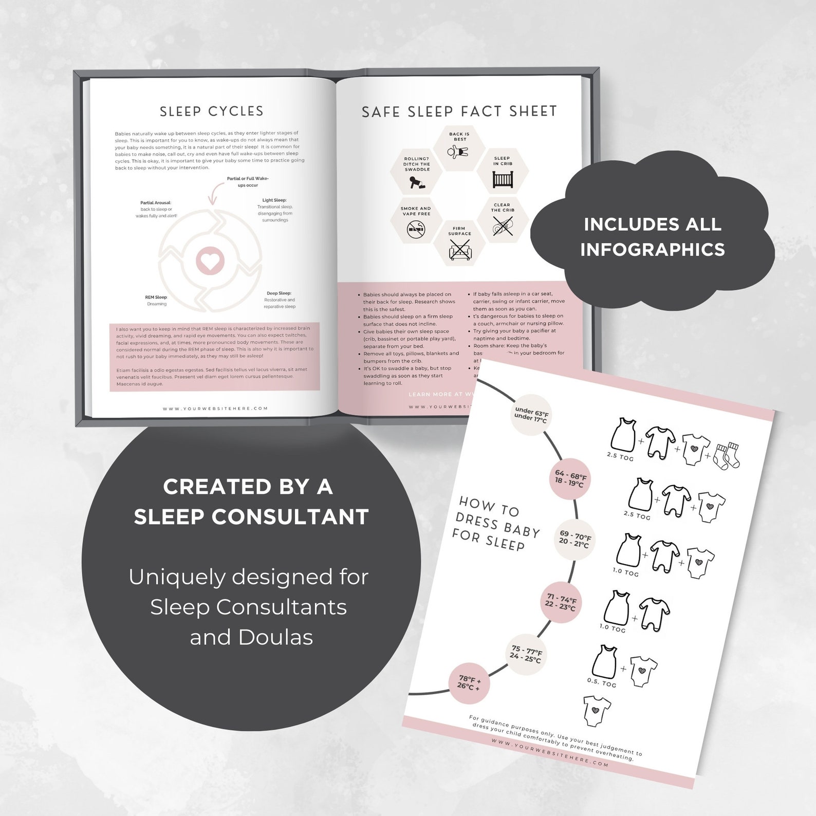 Client Sleep Plan Template, Baby Sleep Plan for Sleep Consultants, Baby ...