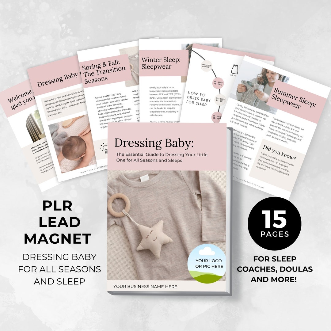 PLR Lead Magnet, Freebie Template, Sleep Consultant Resource, Doula ...