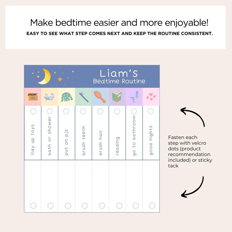 ADHD Autism Kids Routine, Printable Folding Flip Chart for Kids ...