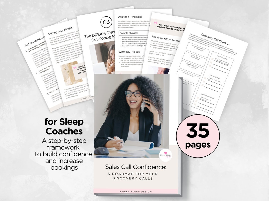 Sales Call Confidence Guide, Sleep Coach, Discovery Call Script, Client ...