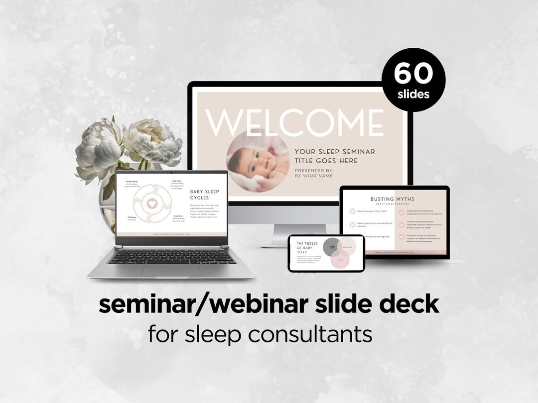 Sleep Consultant Slide Deck Presentation, Baby Sleep Course, Webinar ...