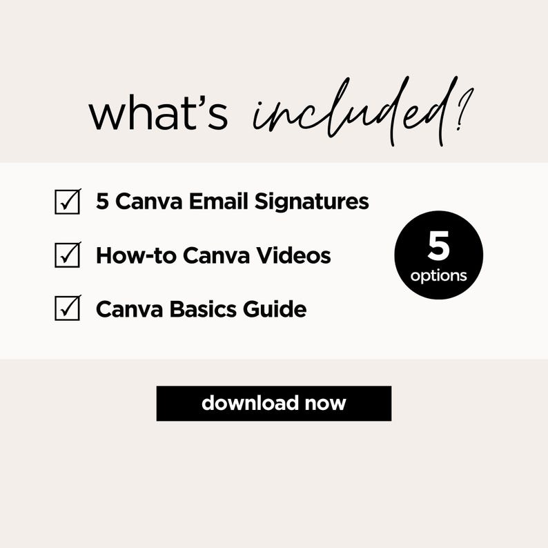 Canva Email Signature Template, With Photo, Cocoa Blush, Feminine Coach ...