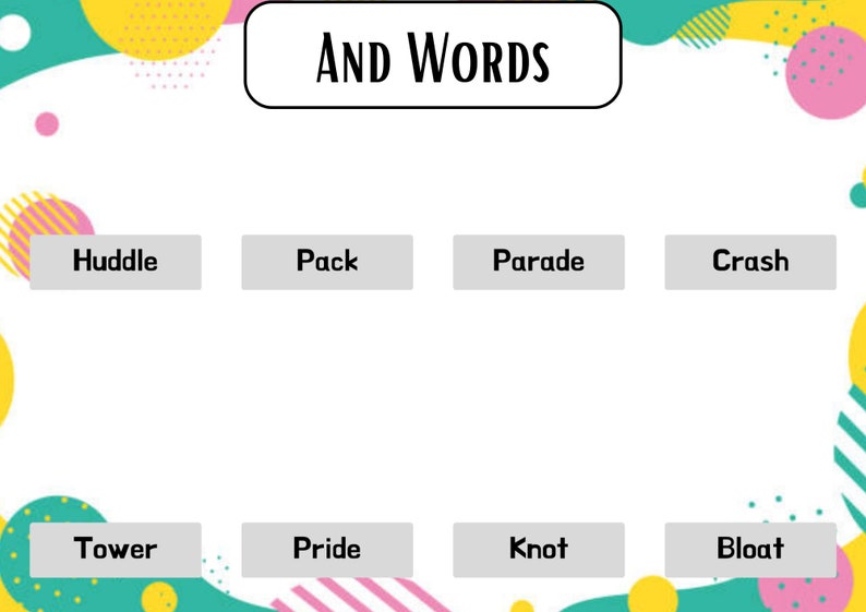 16 Animal Group Flashcards | Digital Flashcards for Kids - Etsy