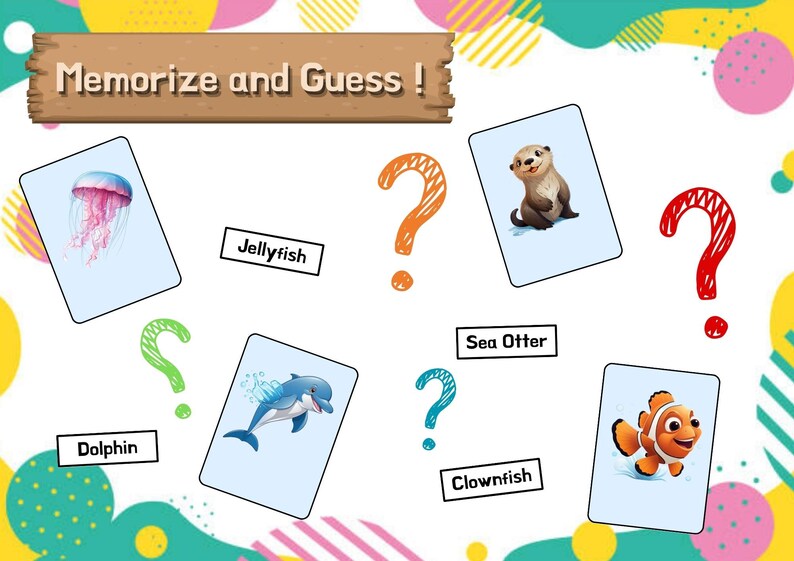 Montessori Aquatic Animal Flashcards - 16 Printable Digital Cards, Kids ...