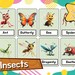 Montessori Insects Flashcards - 8 Printable Digital Cards, Kids ...