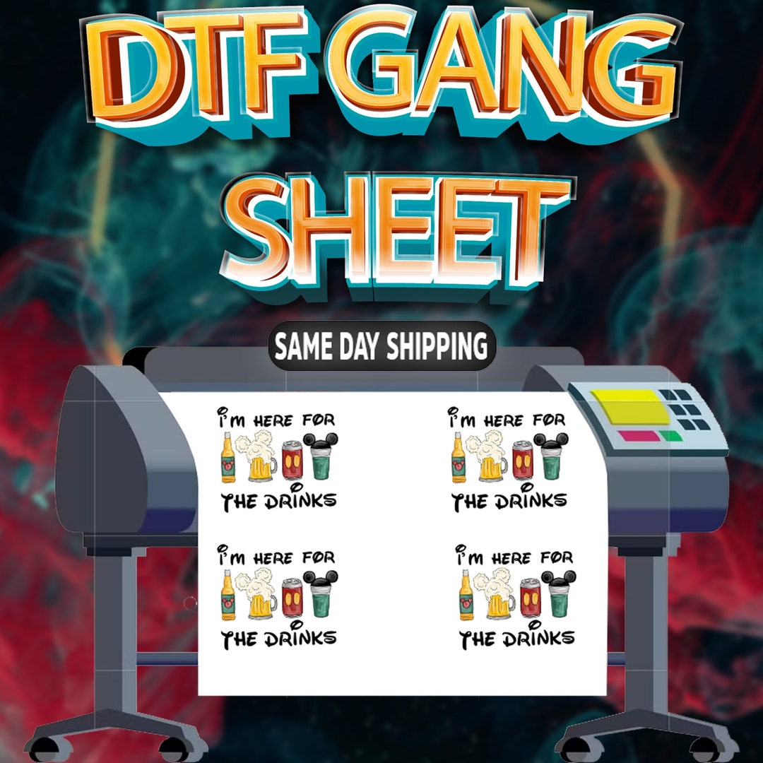 Mega Bulk Gang Sheet, Gang Sheet Print, Same Day Service, Dtf Transfers ...