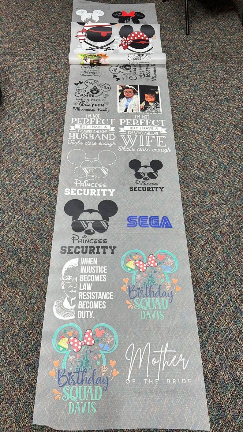 Mega Bulk Gang Sheet, Gang Sheet Print, Same Day Service, Dtf Transfers ...