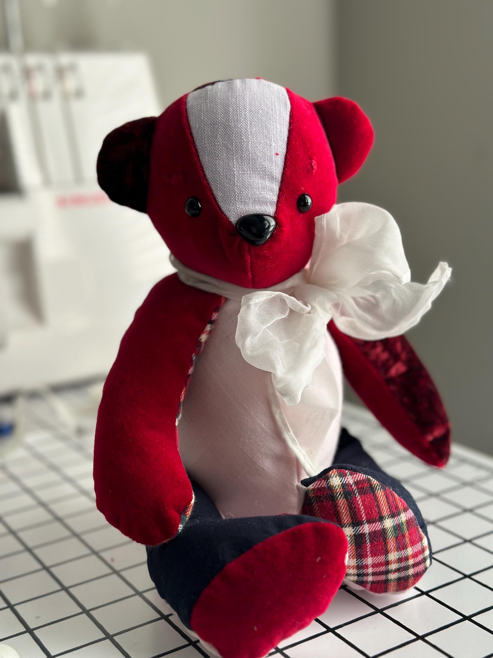 Custom Memory Bear: Handmade Keepsake Teddy From Loved One's Clothing ...