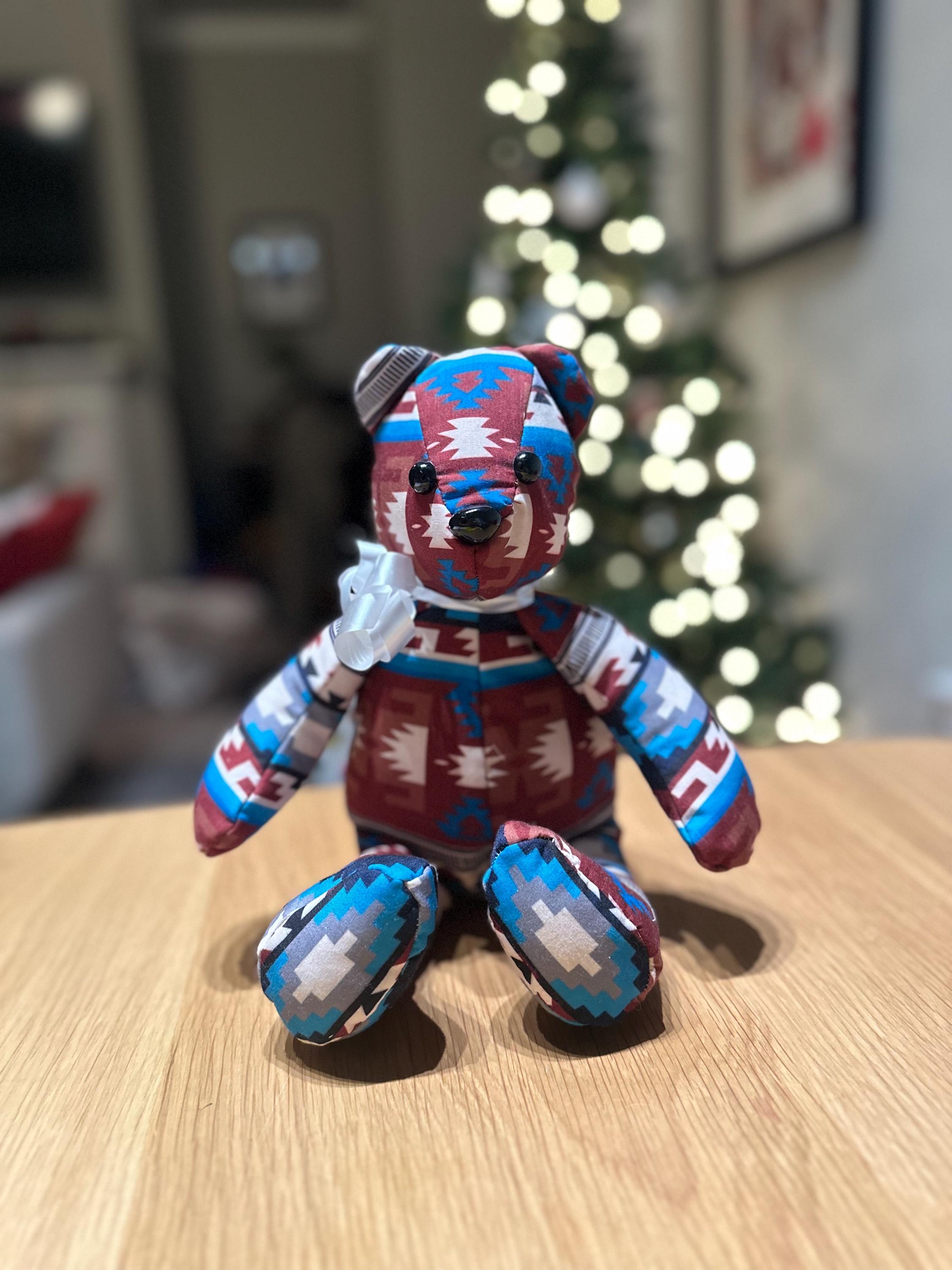 Custom Memory Bear: Handmade Keepsake Teddy From Loved One's Clothing ...