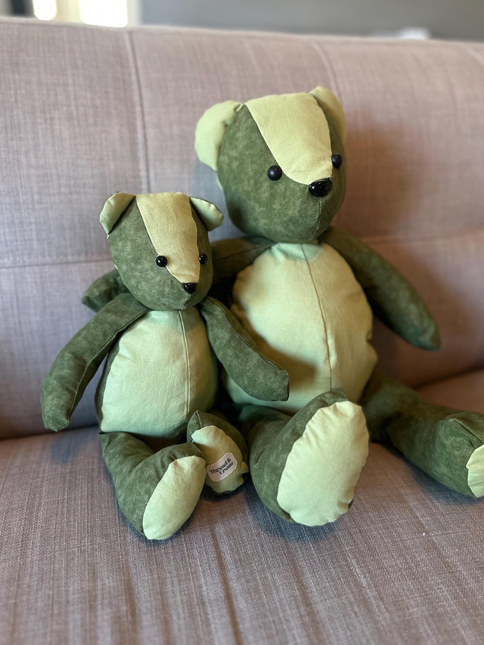 Custom Memory Bear: Handmade Keepsake Teddy From Loved One's Clothing ...