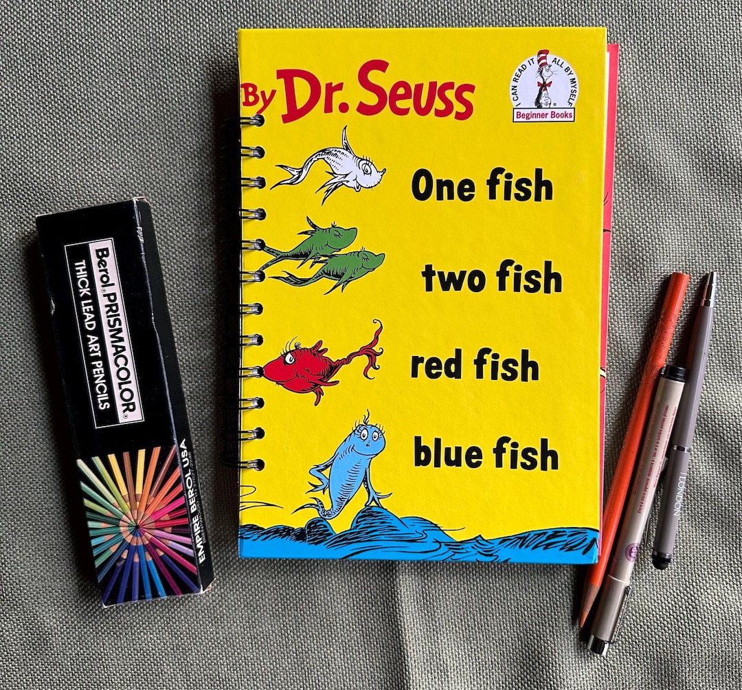 Journal/notebook/drawing Pad Made of a Repurposed Classic Dr. Seuss ...